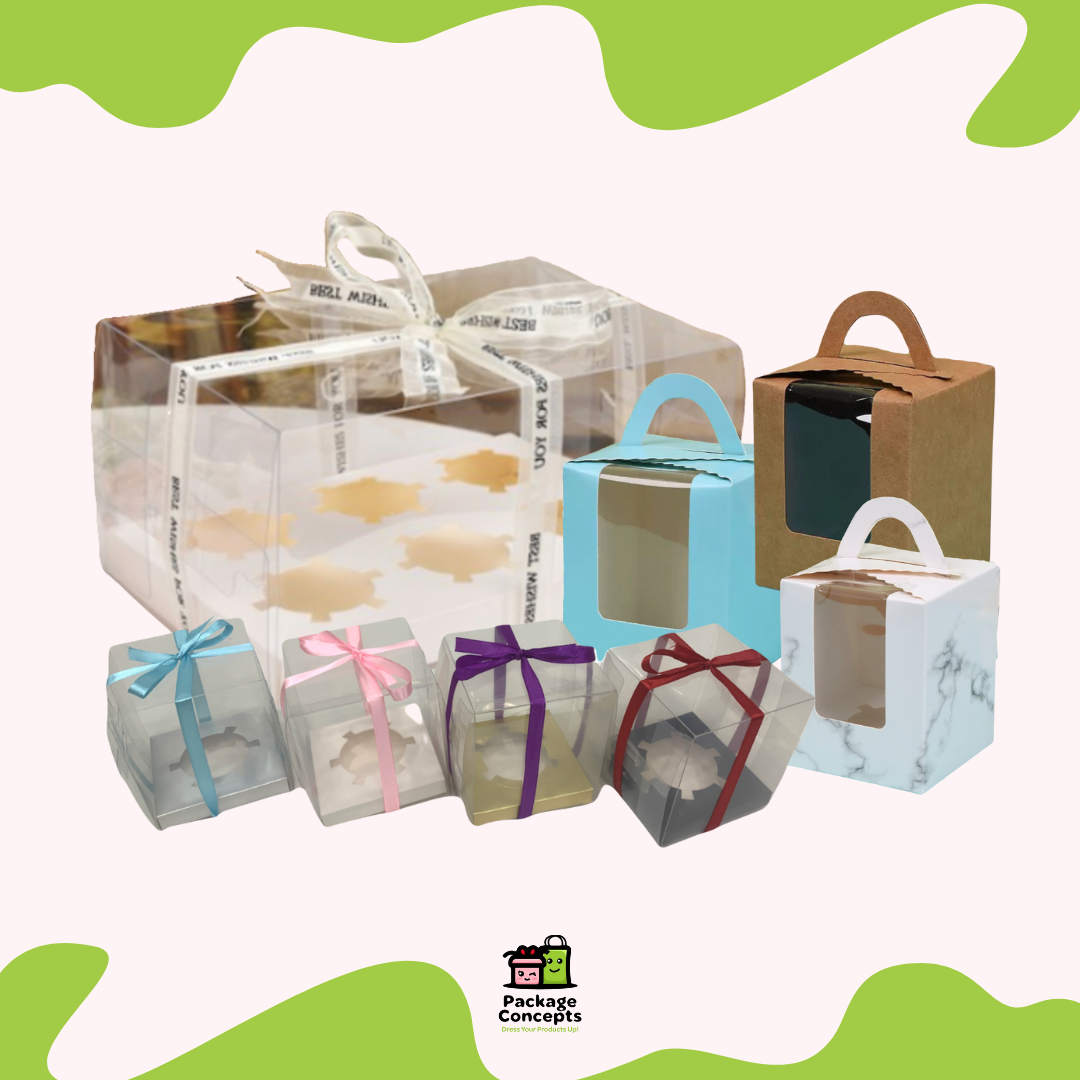 Cupcake Boxes (Acetate & Regular) – Package Concepts Manila