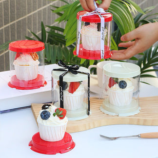 Mini Round Cupcake Acetate Box – Package Concepts Manila