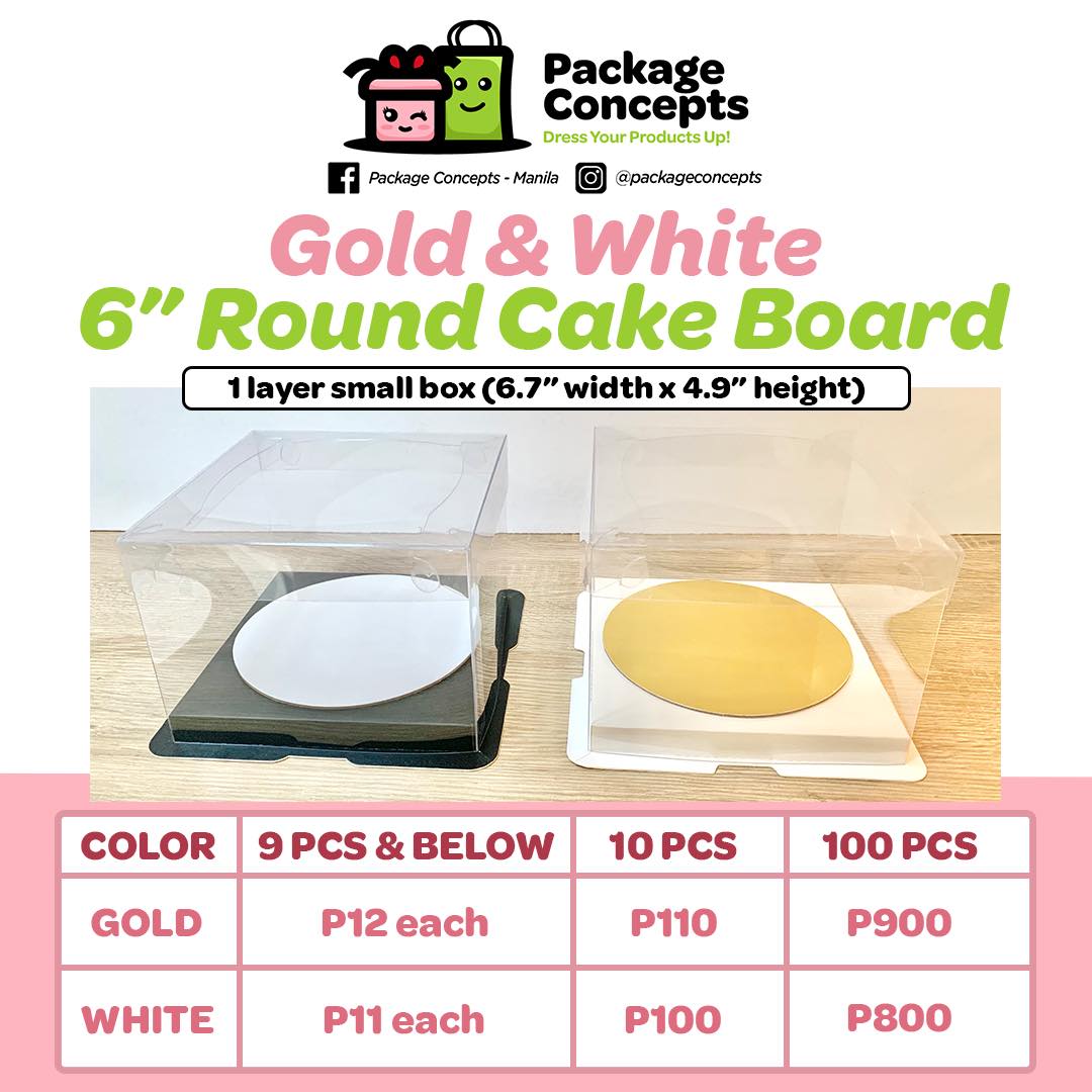 2mm Cake Board | 10PCS – Package Concepts Manila