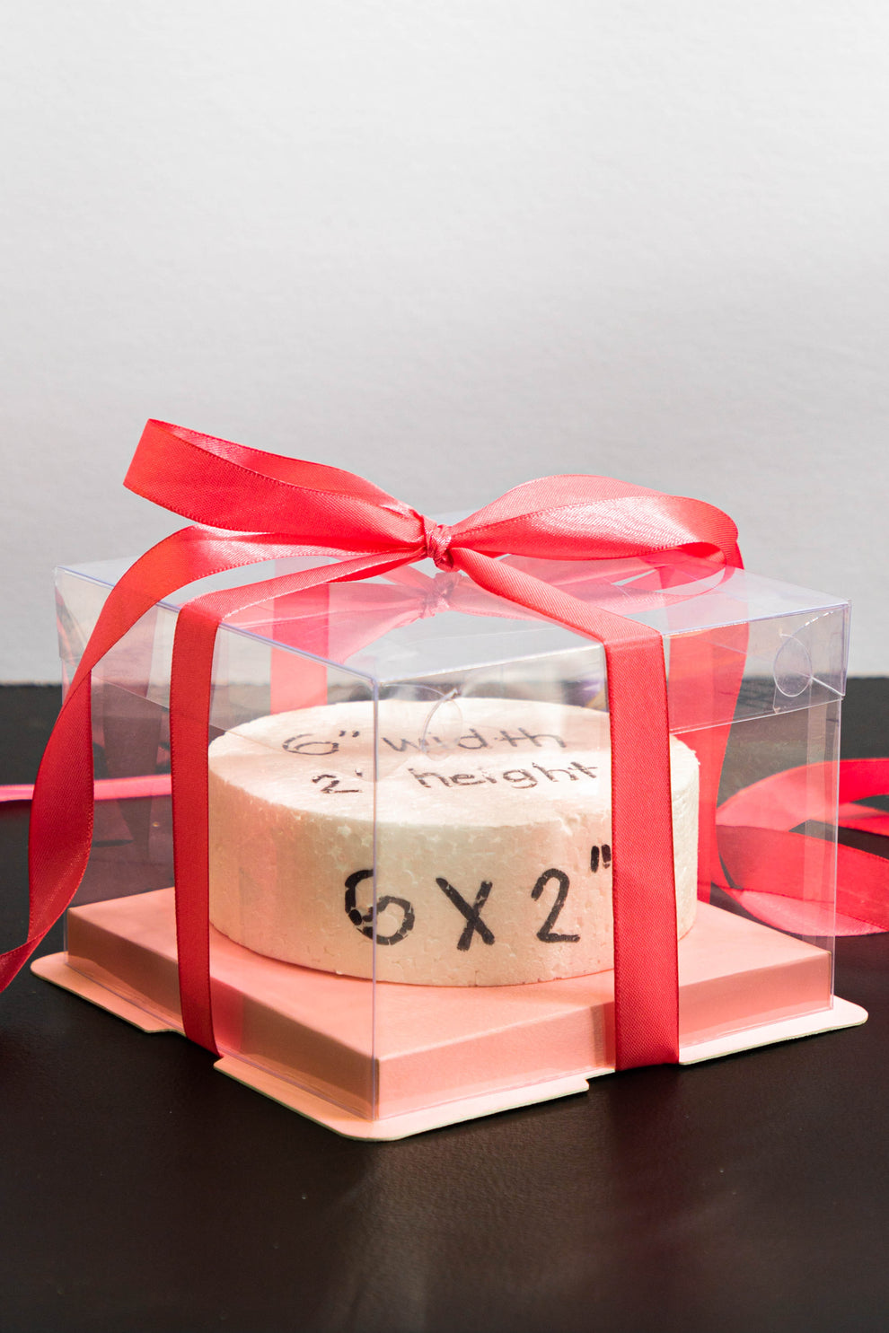 [SQUARE] Acetate Cake Box 6 inch Base (Small) – Package Concepts Manila